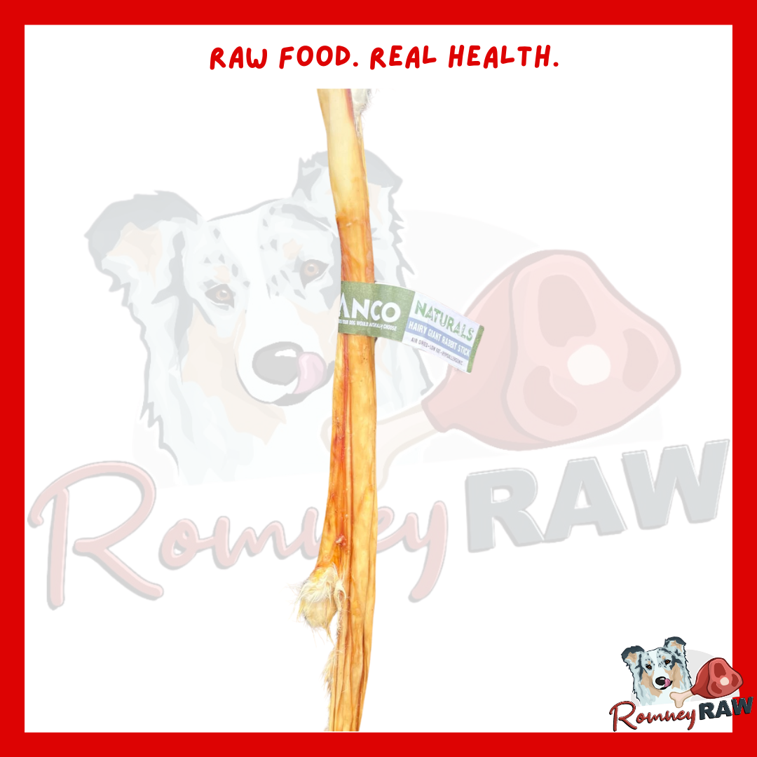 Anco Naturals - Giant Hairy Rabbit Stick – Romney Raw