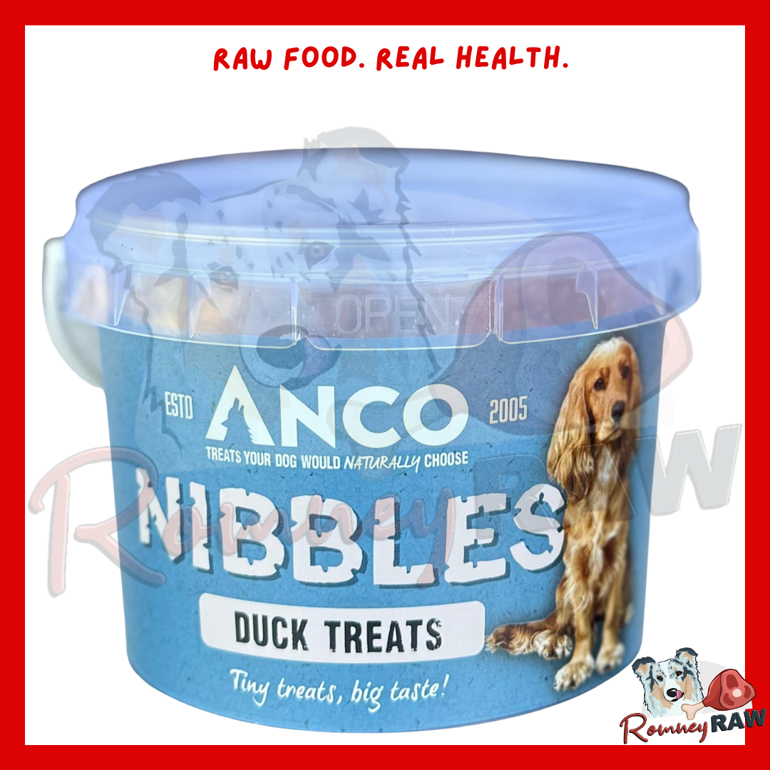 Anco Naturals - Nibbles Duck Treats - 300g – Romney Raw