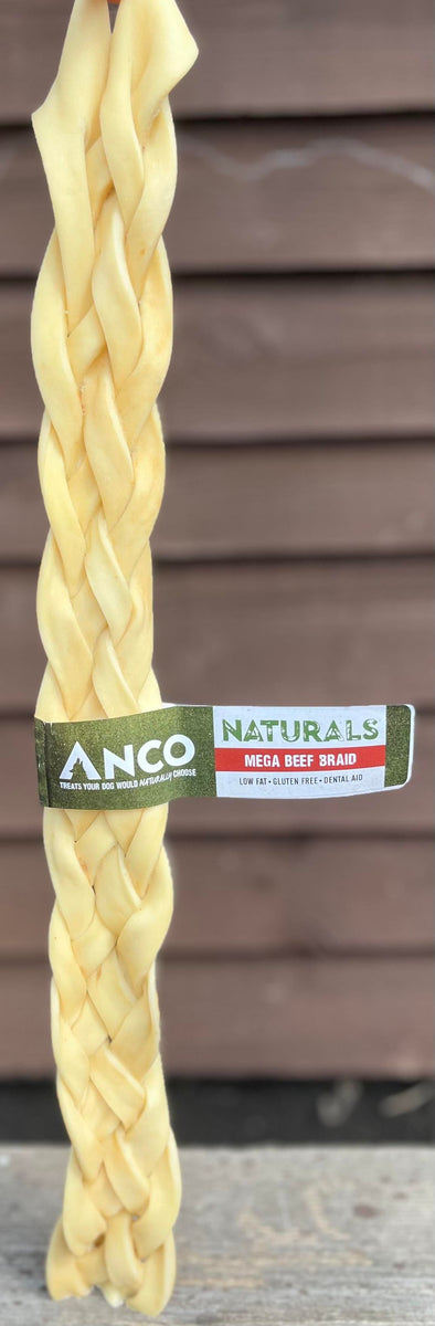 Anco Naturals Mega Beef Braid – Romney Raw
