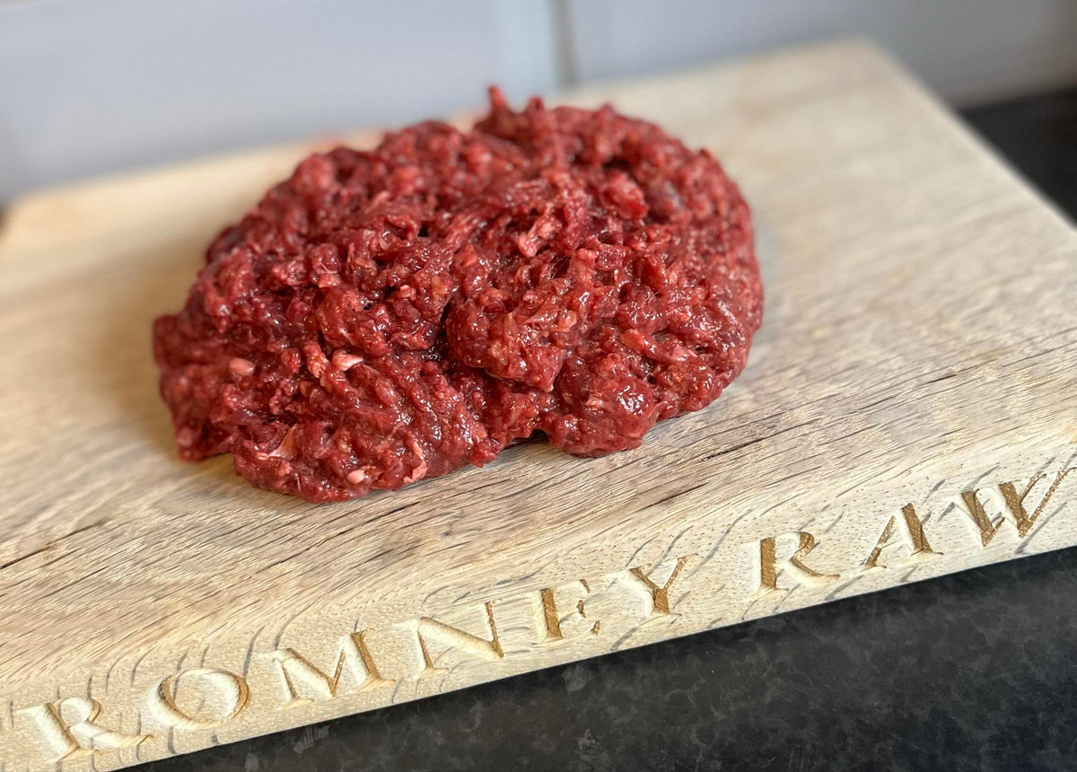 Bulmers Pet Foods - Beef Mince - Complete - 454g – Romney Raw